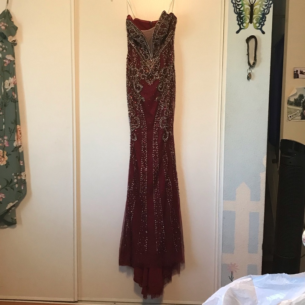 Jeweled Prom Dress - Gem